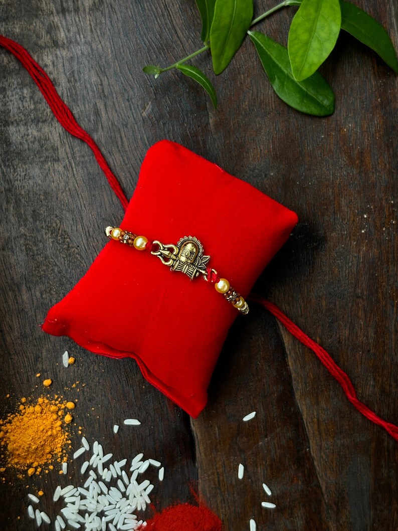 Mahakaal Rakhi for Raksha Bandhan Pack of 2 Handmade Rakhee Brothers ...