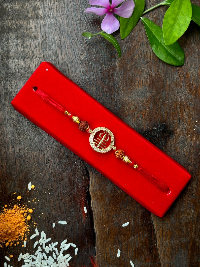 SHIVA Rakhi for Raksha Bandhan Pack of 2 Handmade Rakhee Brothers ...