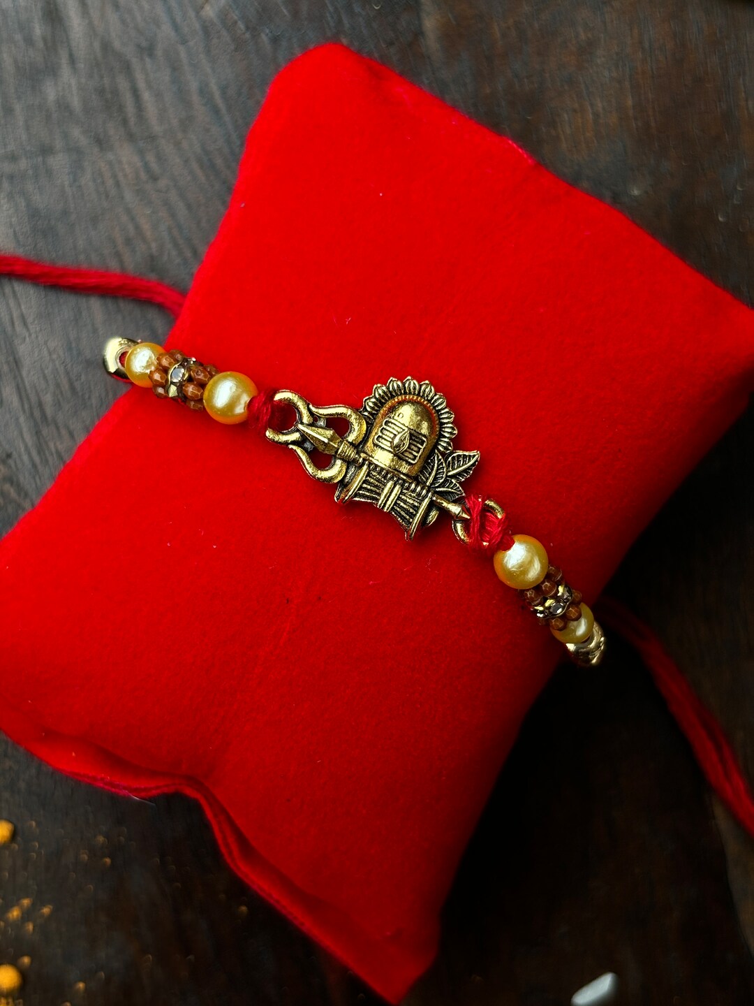 Shiva Rakhi for Raksha Bandhan Pack of 2 Handmade Mahakaal Rakhis ...