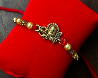 Bhai Rakhi for Raksha Bandhan Pack of 2 Handmade Rakhis Brothers Sister ...