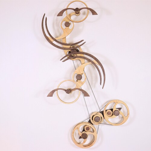 The Infinity Kinetic Sculpture Wooden Kinetic Sculpture Art | Etsy