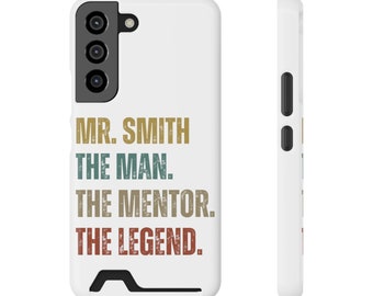 Personalized Floral Teacher Iphones and Samsung Galaxy Tough Cases ...