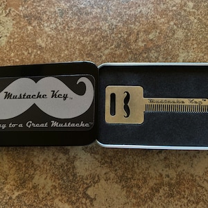 Mustache Key the Key to a Great Mustache | Etsy