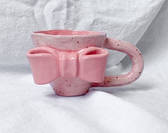 Banana Handmade and Hand Painted Ceramic Mug, Aesthetic Coffee Mug ...