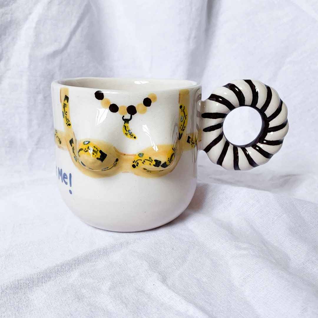 Banana Bikini Body Handmade and Hand Painted Ceramic Mug,ceramic Post ...