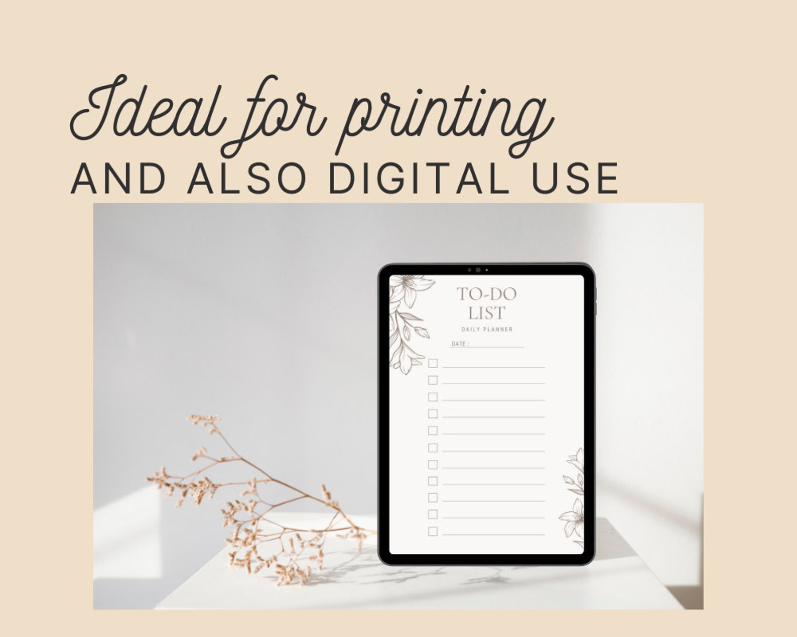 MINIMALISTIC DESIGN: to Do List Printable Template, Task and ...
