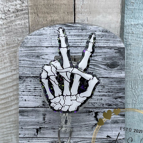 Skeleton Peace Sign - Etsy