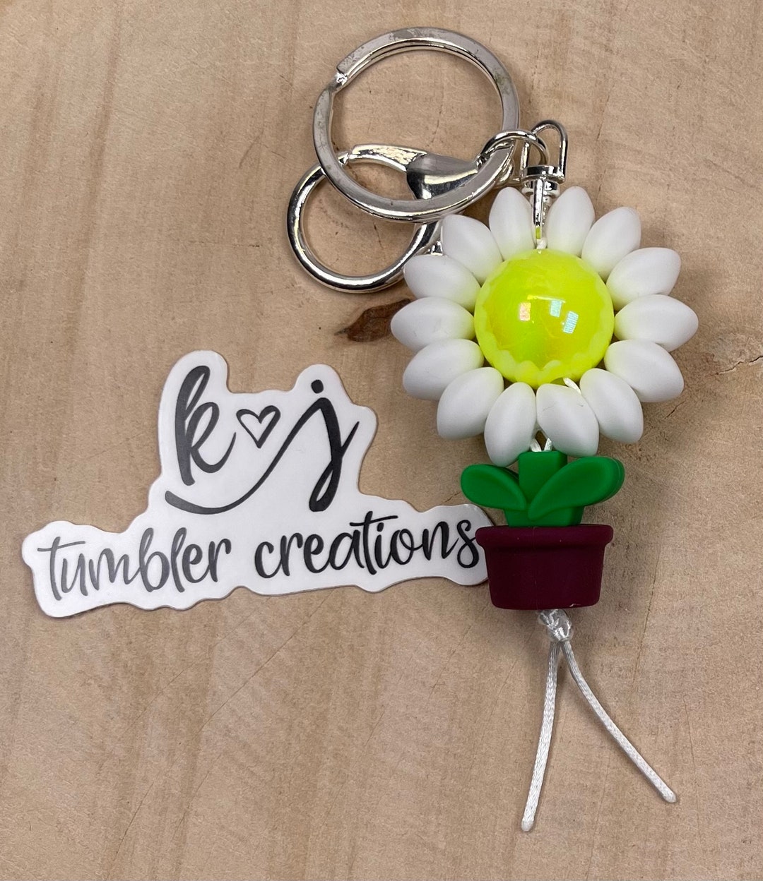 Silicone Beaded Keychain - Etsy