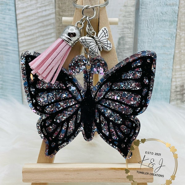 Butterfly Keychain - Etsy