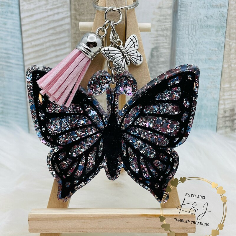 Butterfly Keychain - Etsy