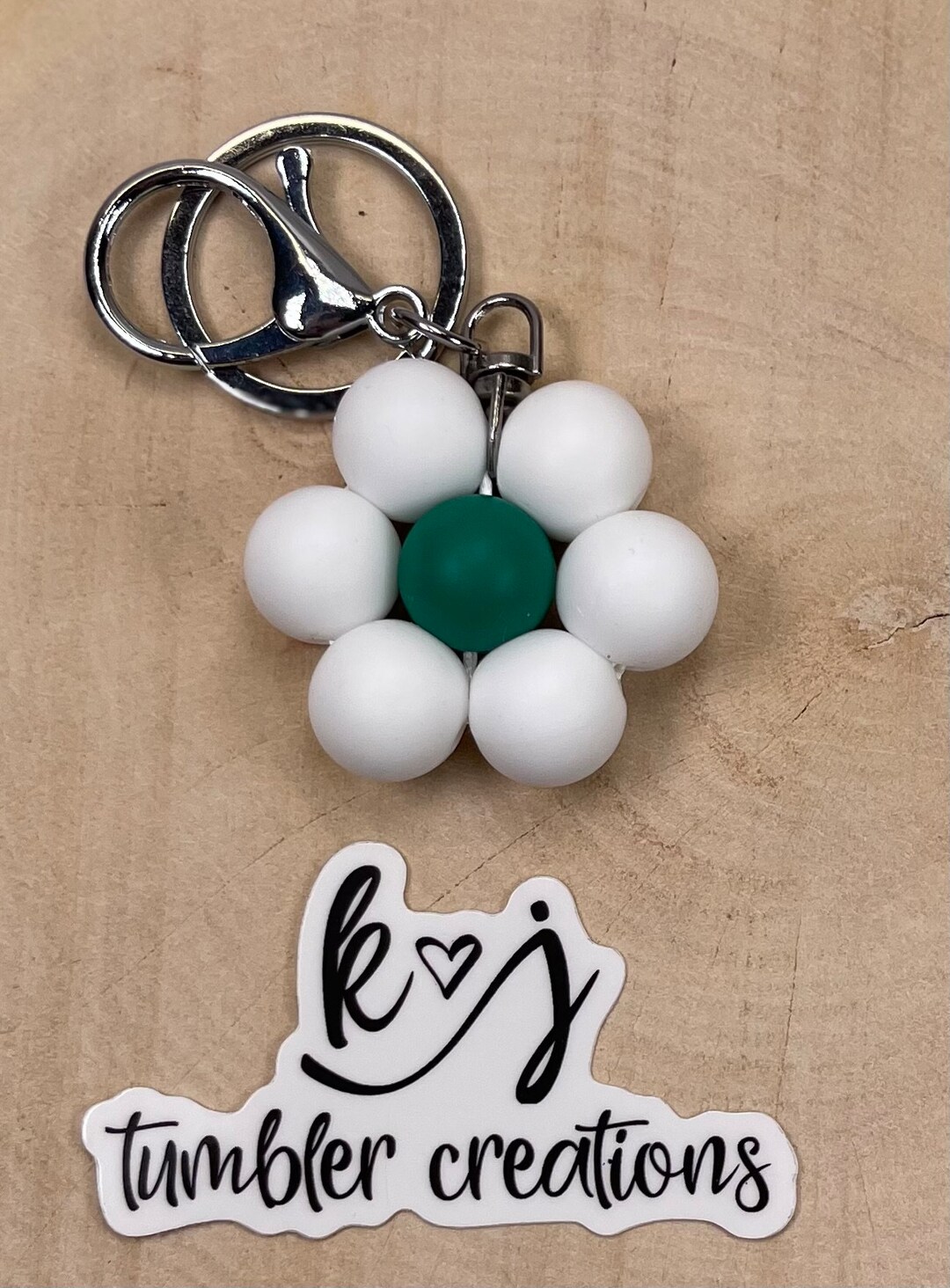 Silicone Beaded Keychain - Etsy