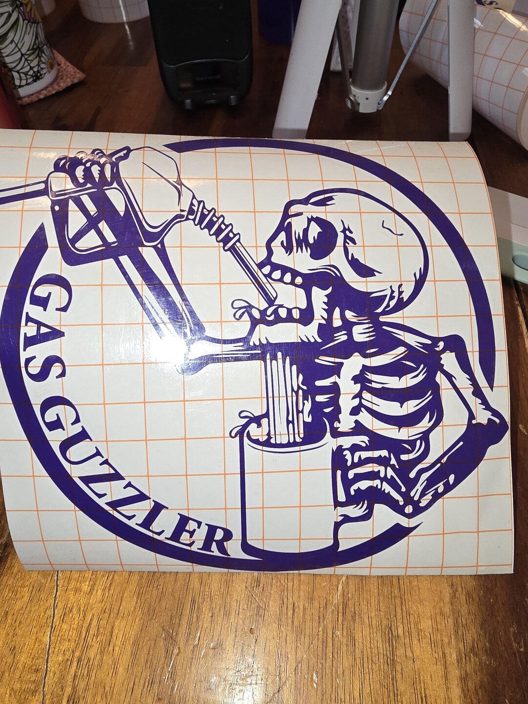Gas Guzzler Vinyl Decal - Etsy