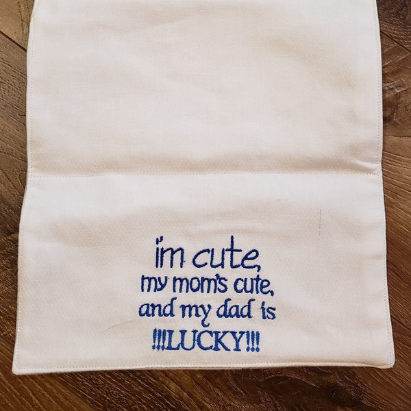 Cute Sayings Bib - Etsy