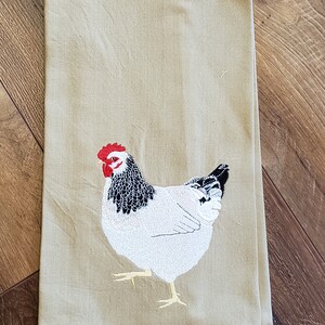 Hen Fluffy Chicken Kitchen Towel Cute Tea Towel Farmhouse - Etsy