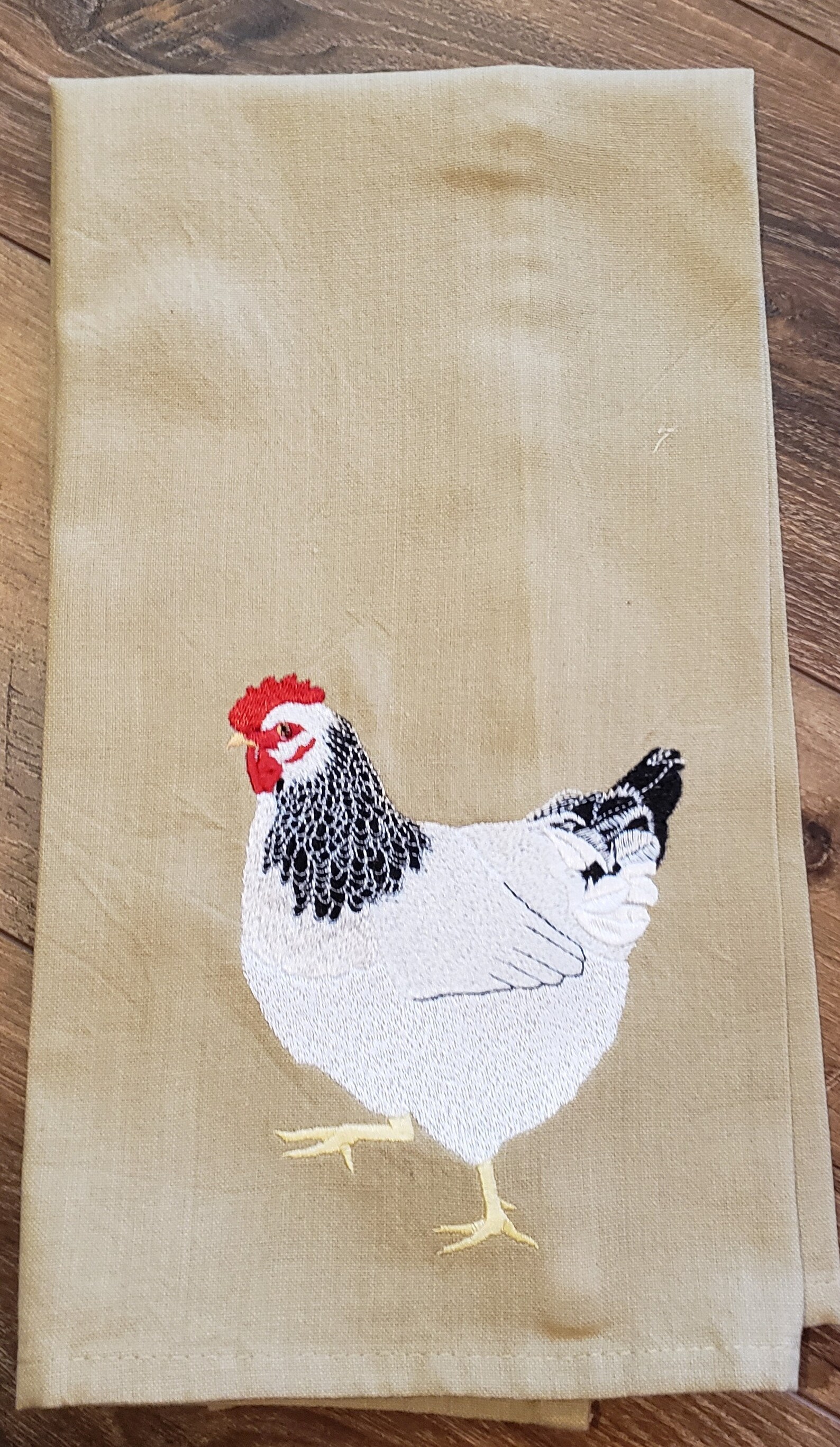 Hen Fluffy Chicken Kitchen Towel Cute Tea Towel Farmhouse - Etsy