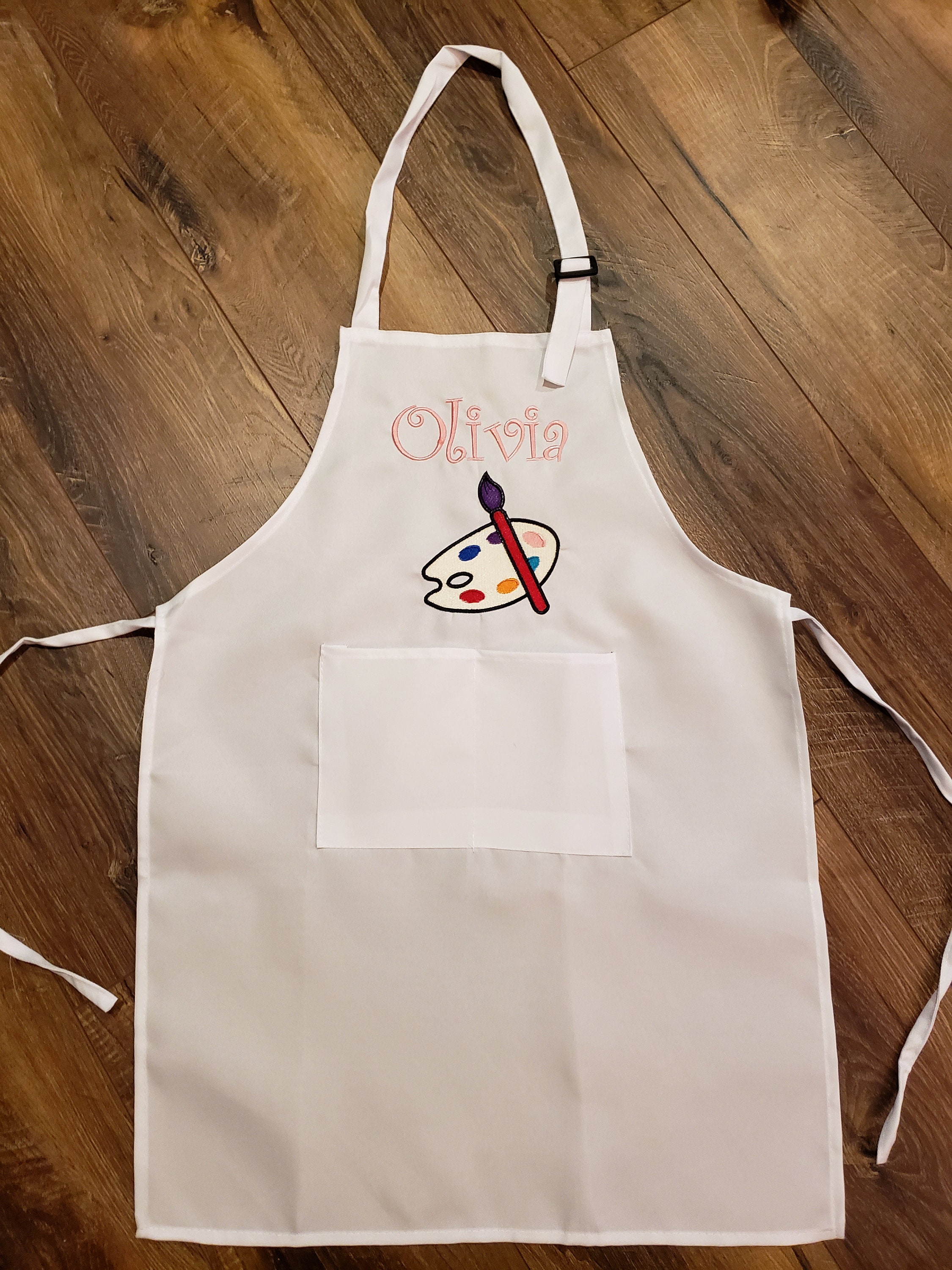 Personalized Kids Art Apron Back to School Art Class Craft Class Paint ...