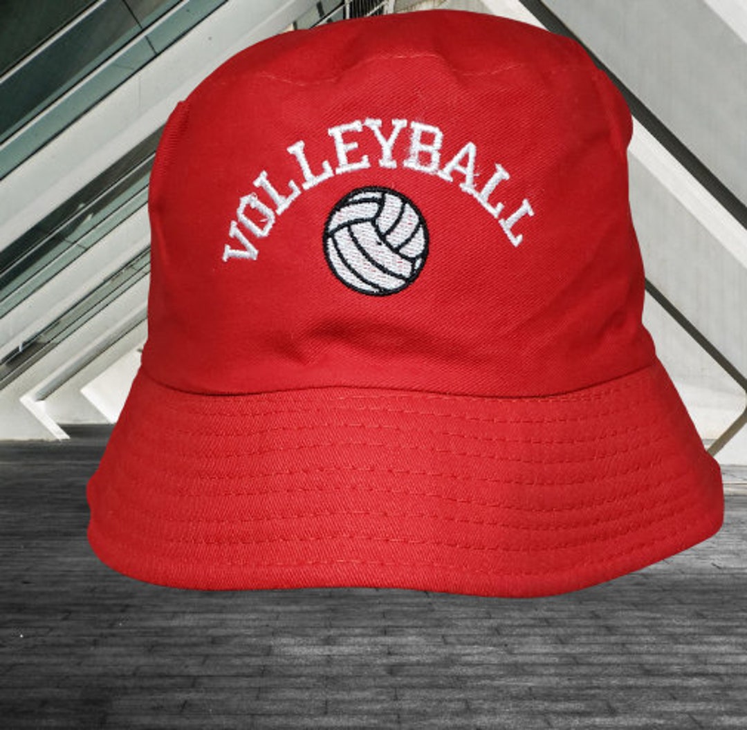 Volleyball Bucket Hat Red Unisex Cool Trendy Summer Adult Teen - Etsy