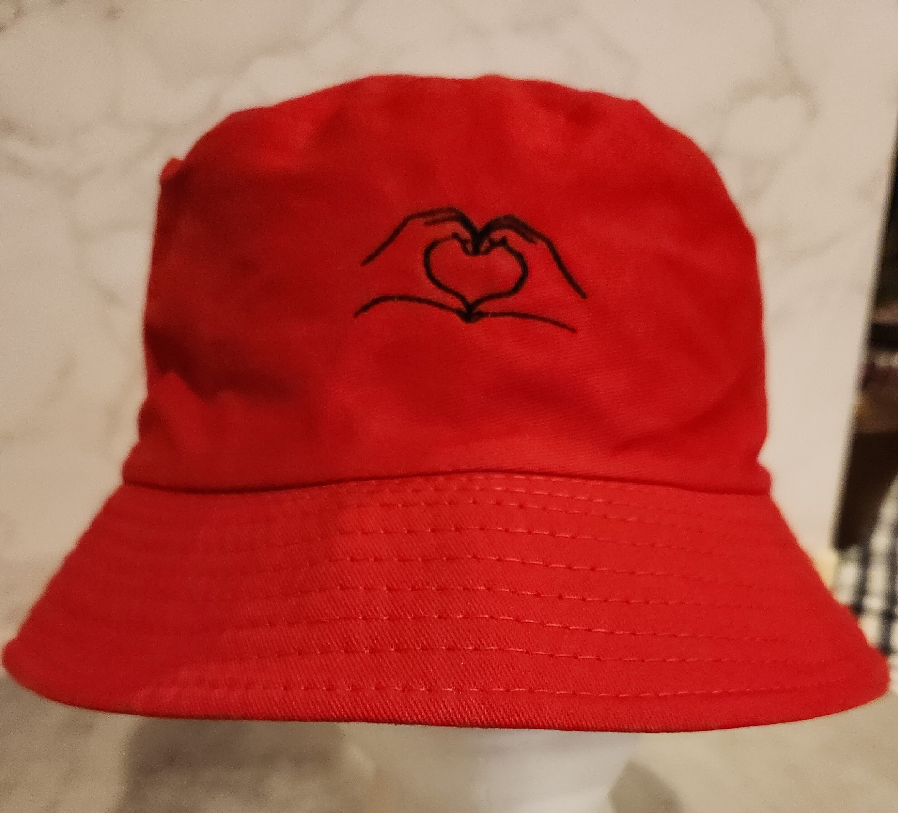 Hand Heart Bucket Hat Unisex Cool Trendy Summer Adult Teen Taylor Swift ...