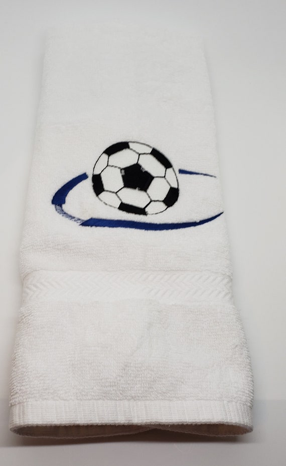 Personalized Sports Towel Sweat Towel Soccer Ball Towel - Etsy