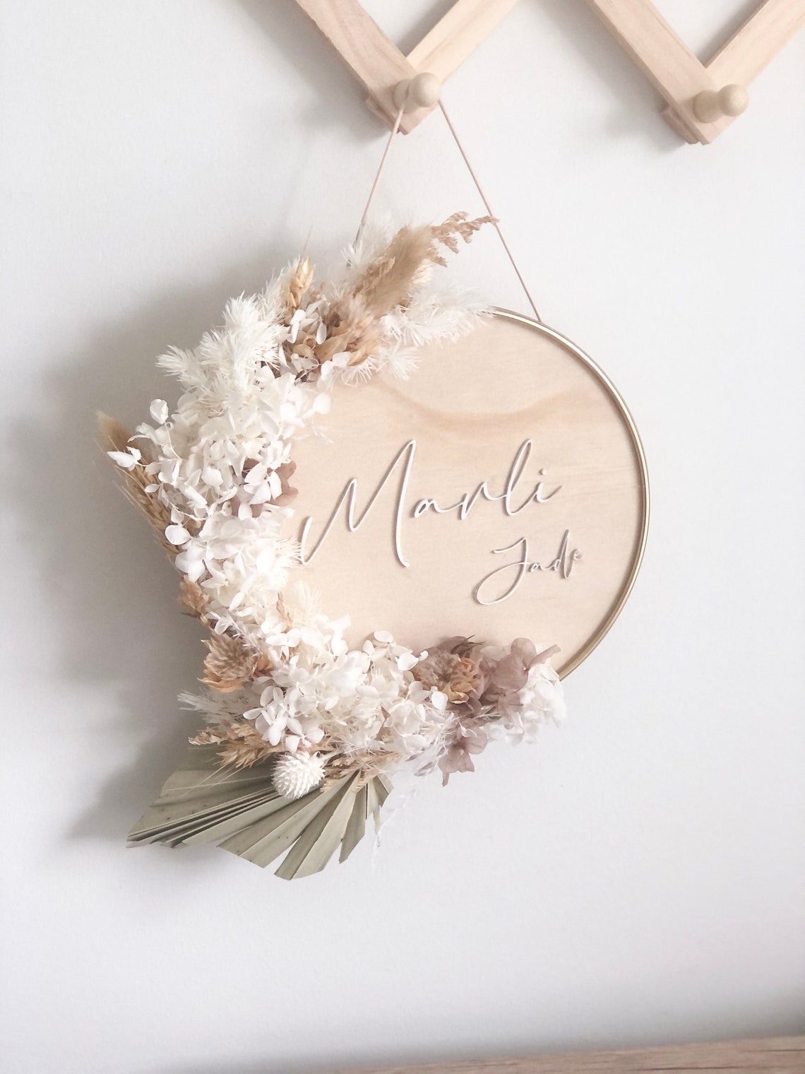 Personalised Dried Flower Signs | Etsy