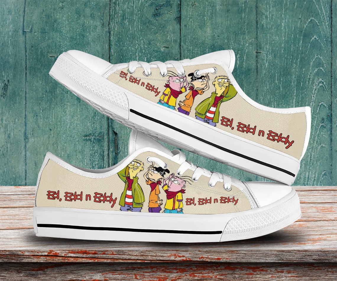 Ed Edd N Eddy Custom Lowtop Danny Antonucci Running Shoes Etsy