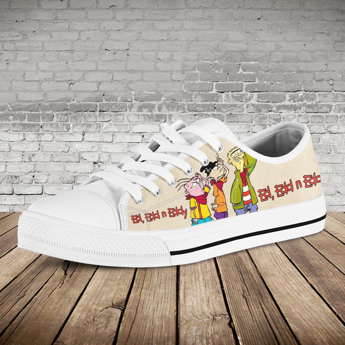 Ed Edd N Eddy Custom Lowtop Danny Antonucci Running Shoes Etsy