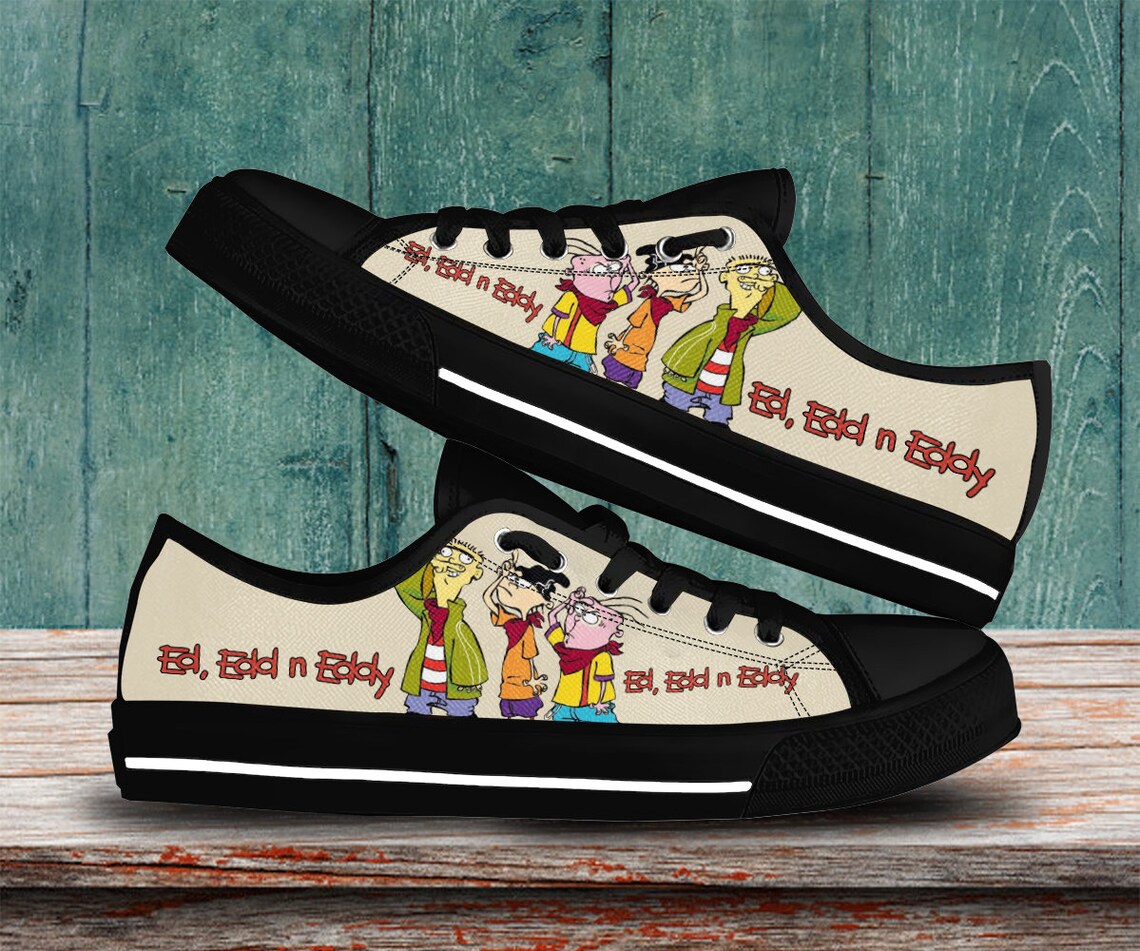 Ed Edd N Eddy Custom Lowtop Danny Antonucci Running Shoes Etsy
