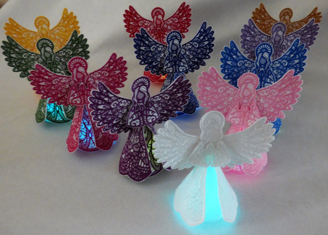 Purple Angel, Felt Angel Tree Topper, Christmas Angel, Angel Decoration ...