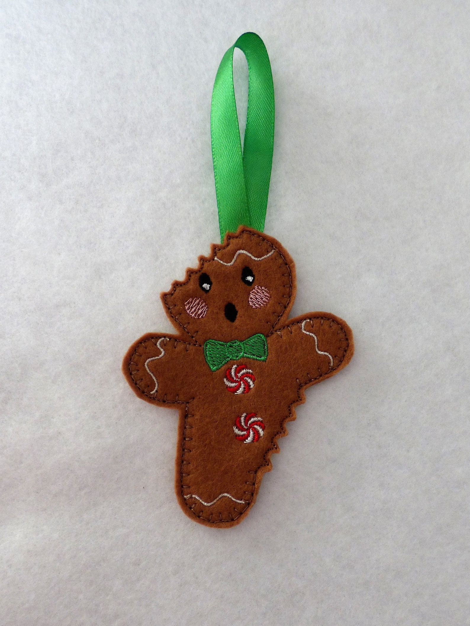 Bitten Ginger Bread Men, Gingerbread Men Decoration, - Etsy