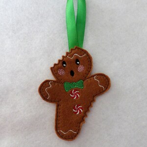 Bitten Ginger Bread Men, Gingerbread Men Decoration, - Etsy