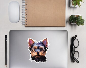 Yorkie Sticker / Cut Yorkshire Terrier/ Diary Sticker - Etsy
