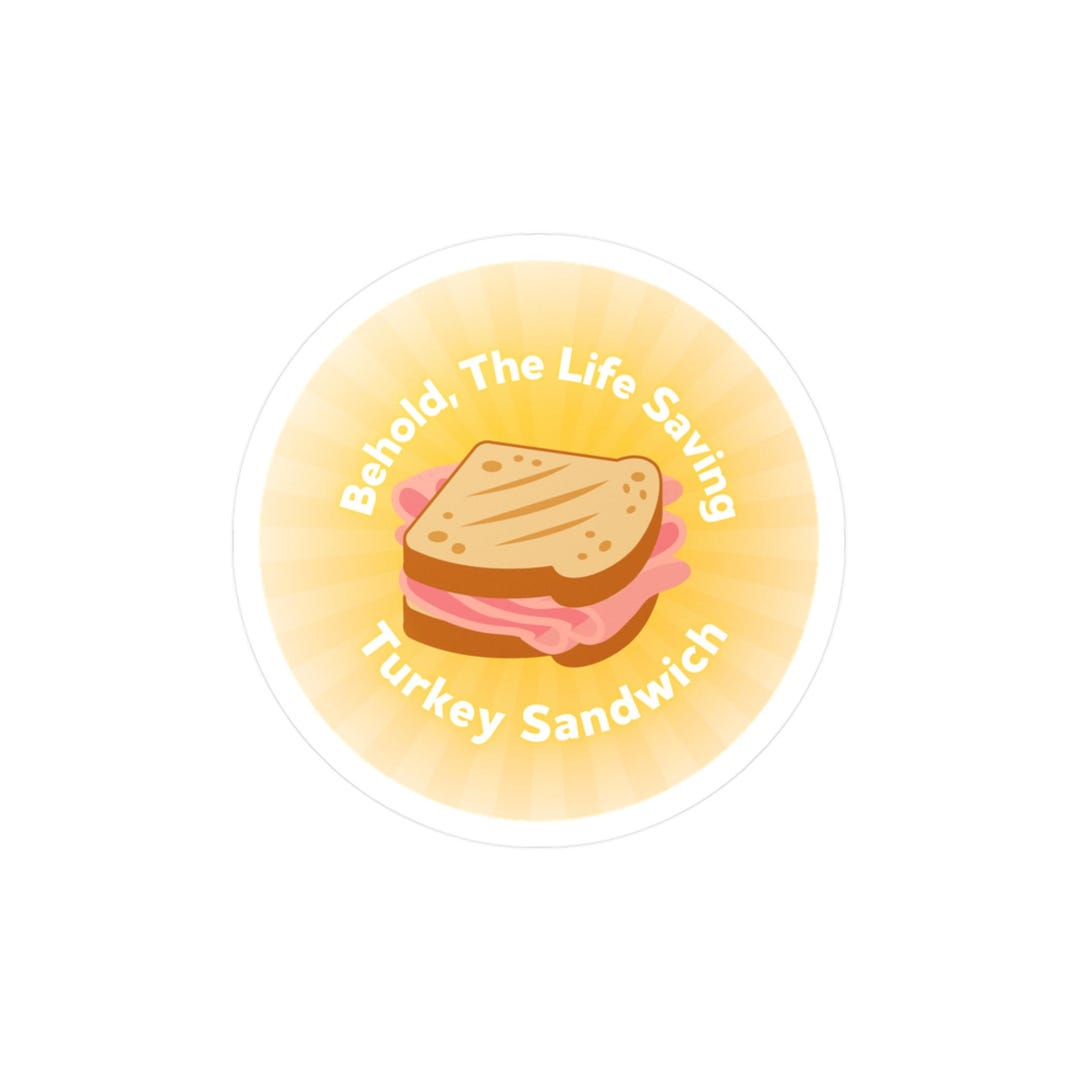 Turkey Sandwich Sticker - Etsy