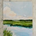 Abstract Marsh Print of 'golden Hour' by Amanda Oswalt, Water Oak ...