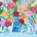 Blue and White Flower Vase Print of 'chinoiserie Collection' by Amanda ...