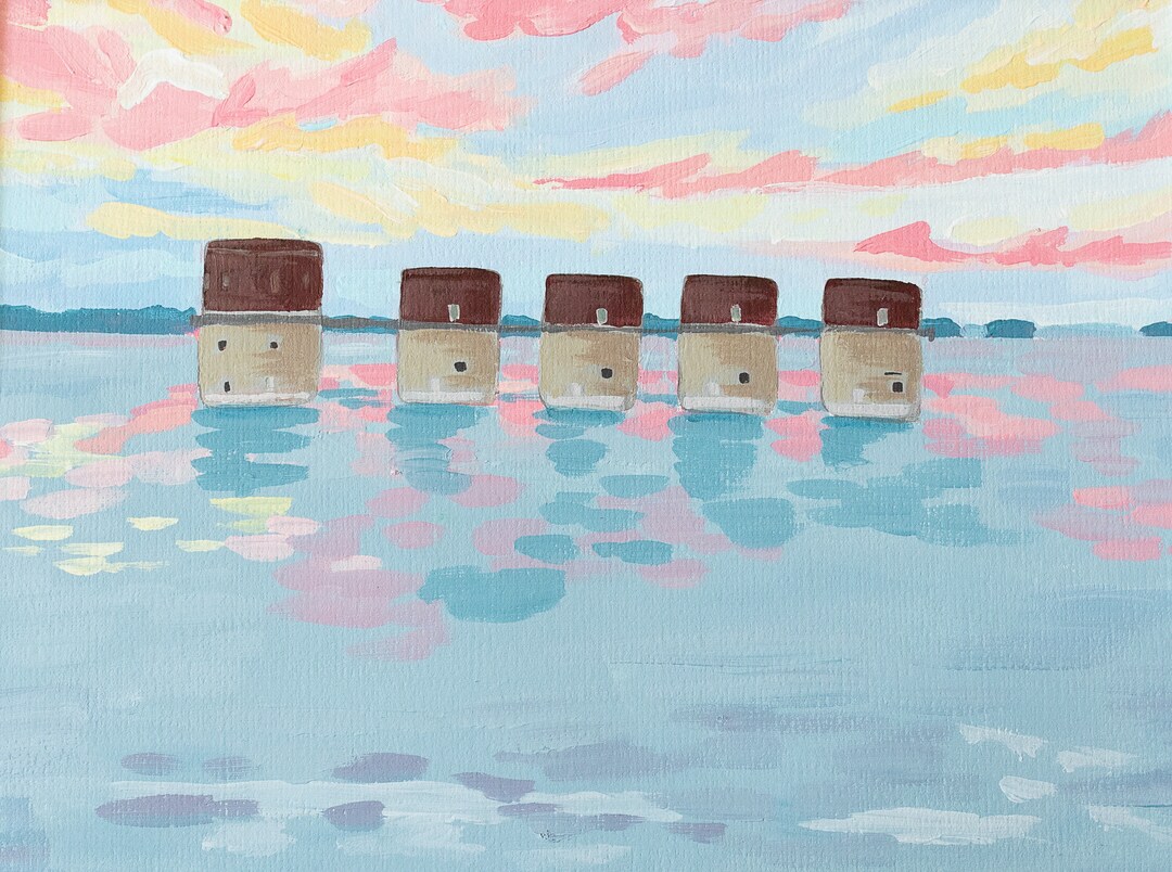 Lake Murray Dam Print of 'lake Murray Pink Sunset' by Amanda Oswalt ...