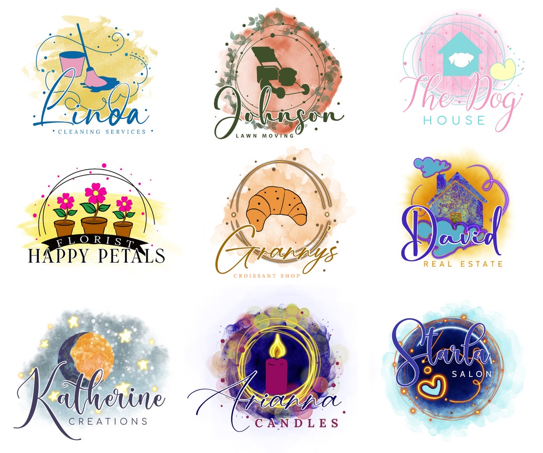 Custom Logo Design, Hand Drawn Professional Business Logo, Logo Maker ...