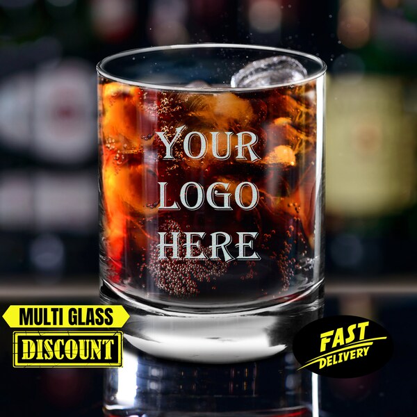 Whiskey Logo Glass - Etsy