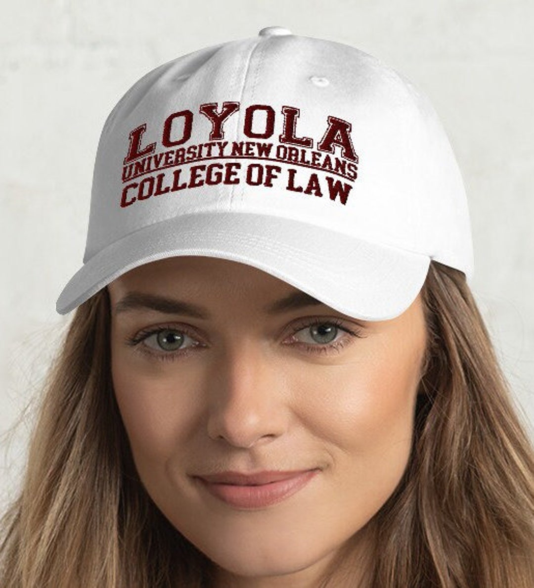 Baseball Cap Loyola Law New Orleans Hat - Etsy