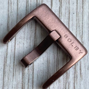 20mm and 18mm, PVD Bronze Watch Strap Buckles / Clasps - Etsy