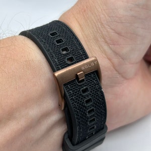 20mm and 18mm, PVD Bronze Watch Strap Buckles / Clasps - Etsy