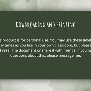 Plant-themed Classroom Labels | Editable & Printable | Desk Name Tags ...