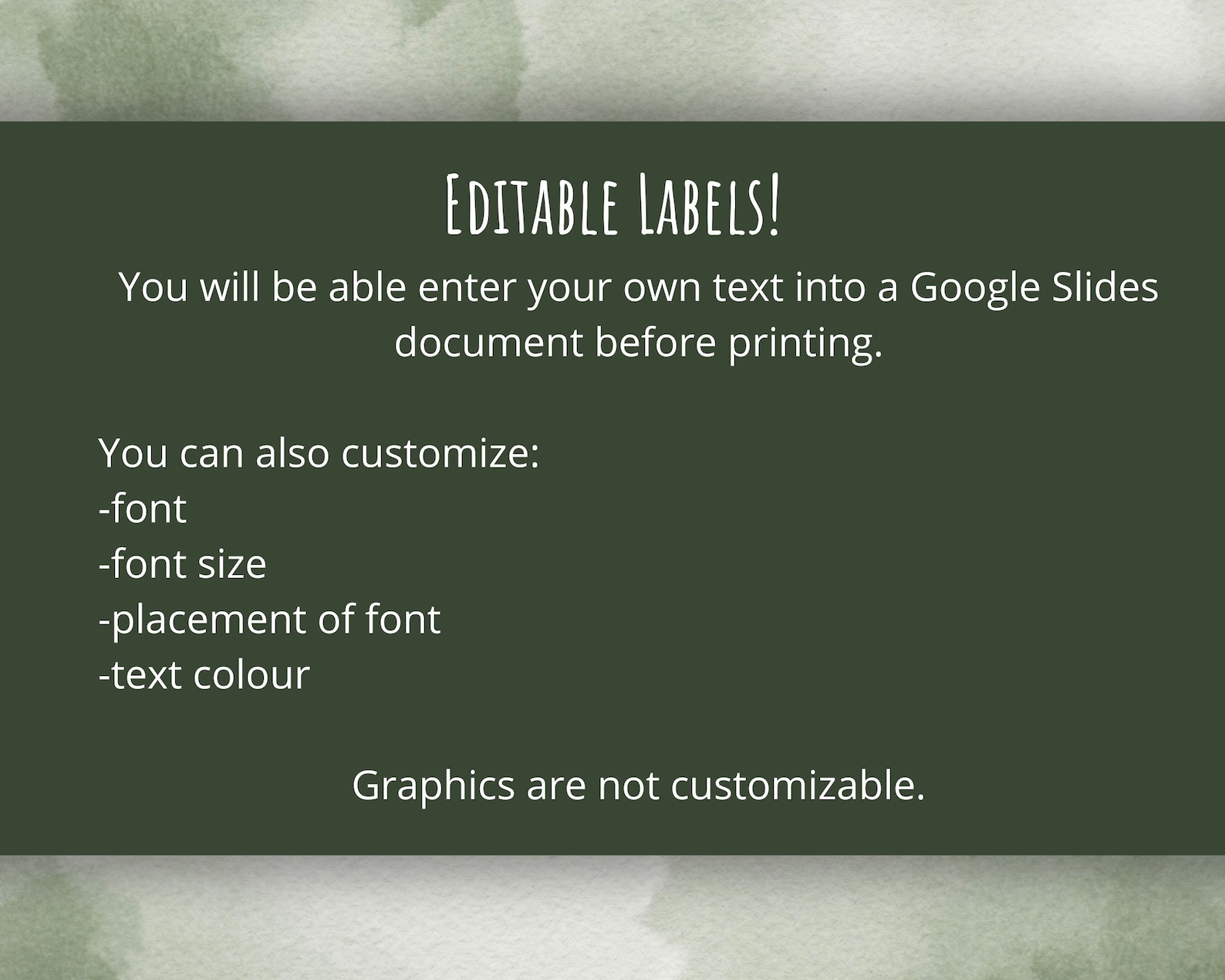 Plant-themed Classroom Labels | Editable & Printable | Desk Name Tags ...