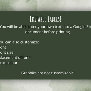 Plant-themed Classroom Labels | Editable & Printable | Desk Name Tags ...