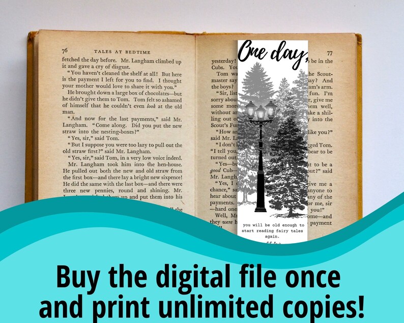 Printable Bookmark With C.S. Lewis Quote - Etsy