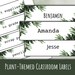 Plant-themed Classroom Labels | Editable & Printable | Desk Name Tags ...