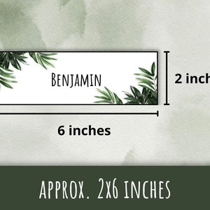 Plant-themed Classroom Labels | Editable & Printable | Desk Name Tags ...