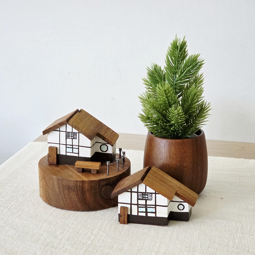 Handmade Edo Style - Tiny Wooden House - Etsy