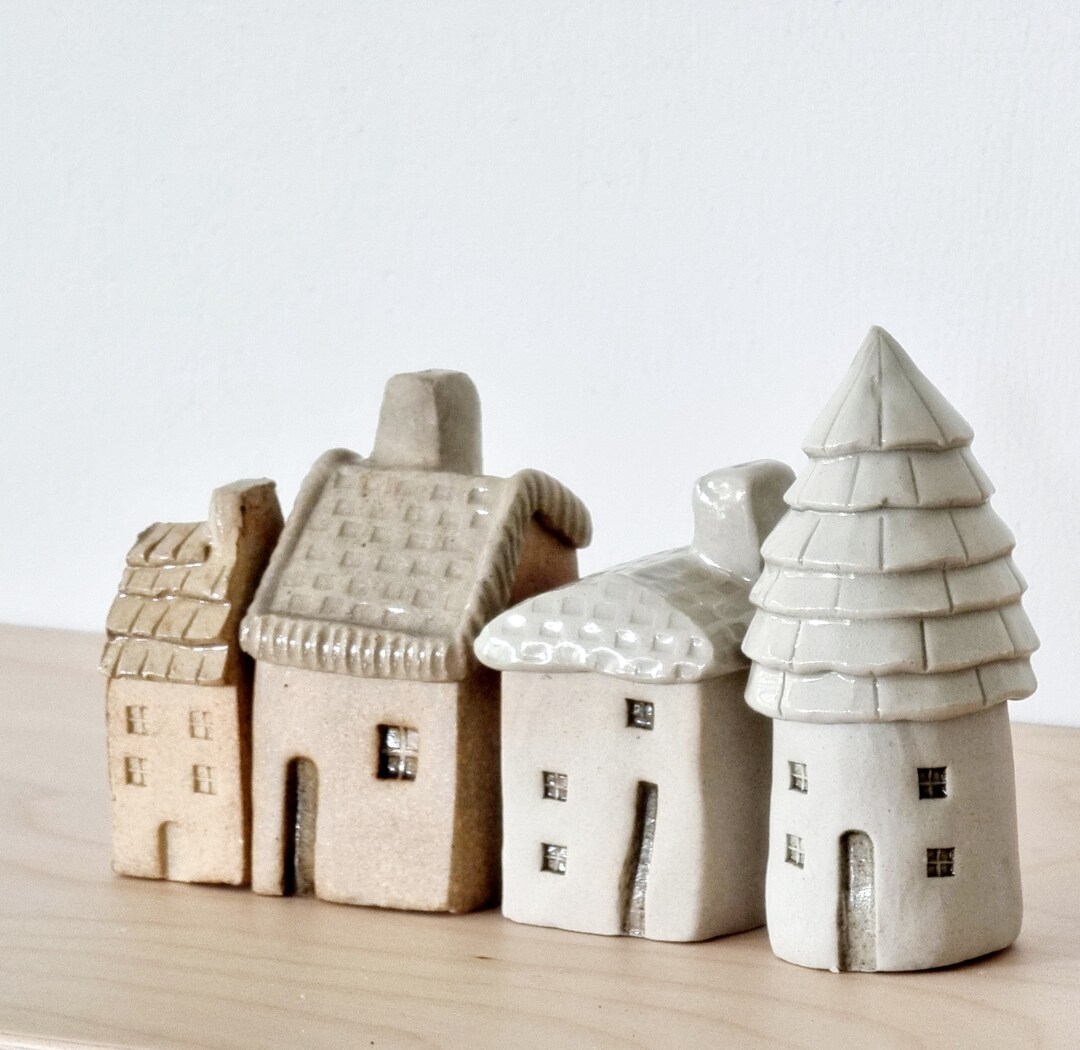 Mini Clay House - Sell in Pairs (100% Handmade) - Etsy