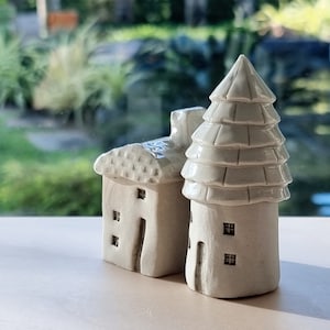 Mini Clay House - Sell in Pairs (100% Handmade) - Etsy