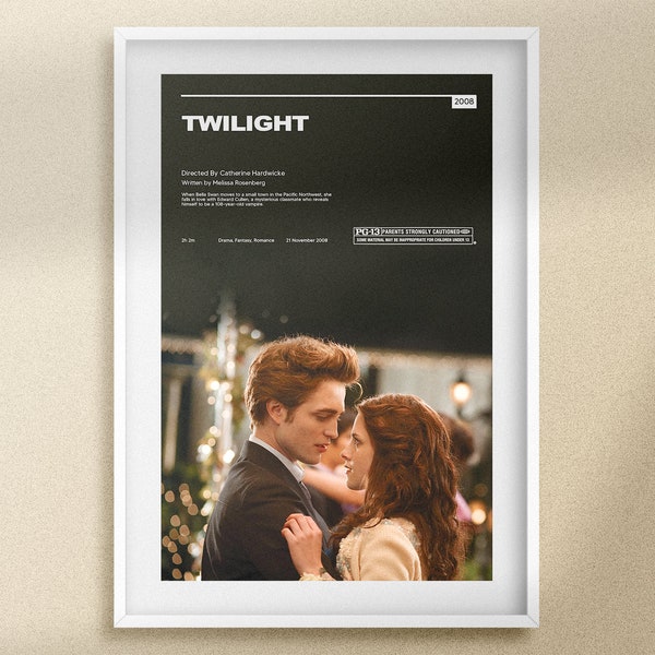 Twilight Minimalist Poster - Etsy